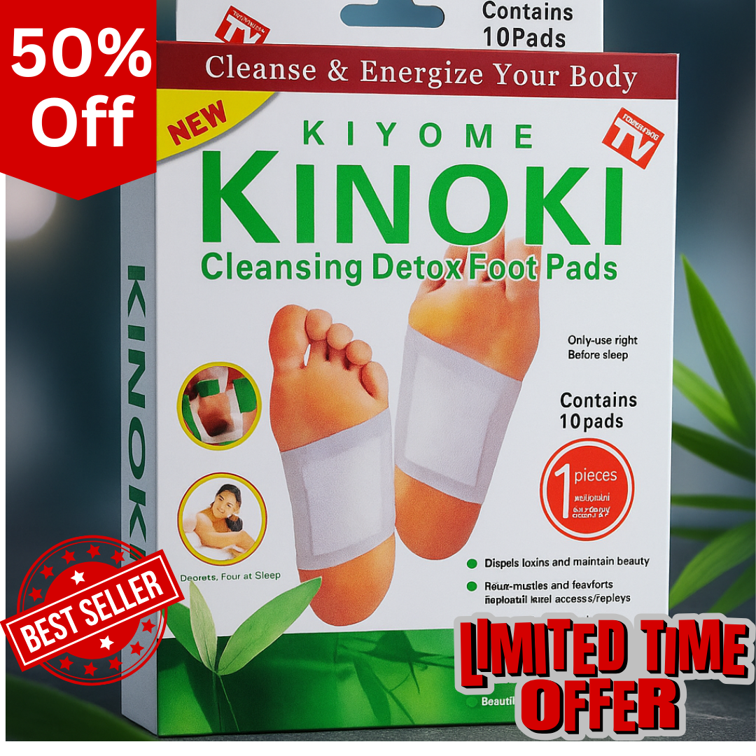 Kinoki Detox Foot Patches (Set of 10) – Go To Cart
