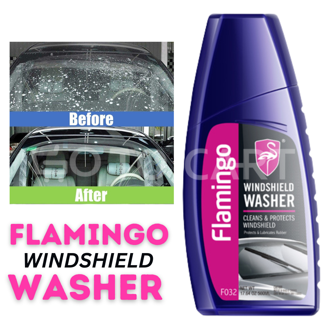 Flamingo Windshield Washer - Screen Cleaner - 500Ml – Go To Cart